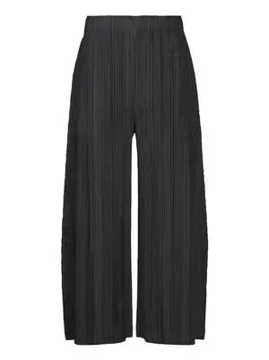 Issey Miyake Thicker Bottoms 1 Elasticated-waistband Trousers - Black