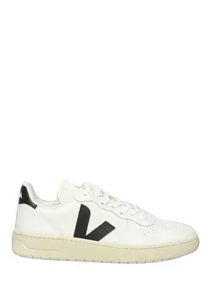 VEJA V-10 Leather Sneakers - White