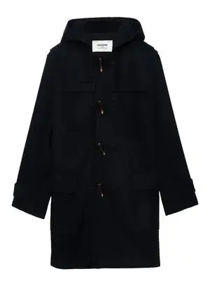 Zadig&Voltaire Mael Hooded Duffle Coat - Blue
