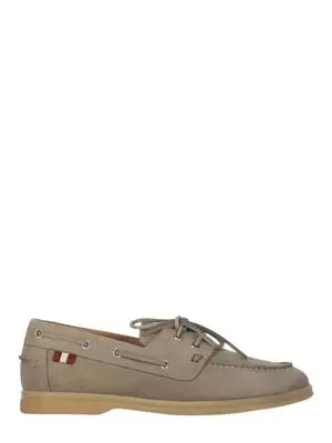 Bally Suede Boat Shoes - Neutrals