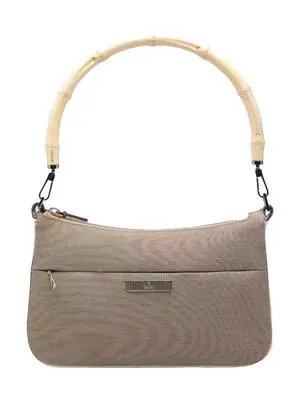 Gucci Gg Canvas Bamboo Top Handle Handbag - Neutrals