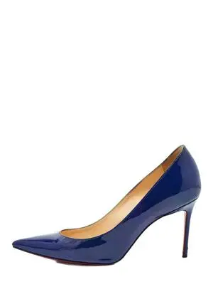 CHRISTIAN LOUBOUTIN Patent Leather Pumps - Blue