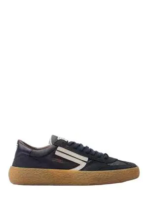 PURAAI Vintage Suede Panelled Sneakers - Blue