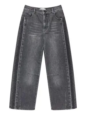 Munthe Faded Panelled Jeans - Grey