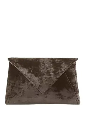 Tyler Ellis Medium Lee Pouchet Clutch Bag - Brown