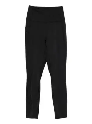 Calvin Klein Logo-print High-waisted Leggings - Black