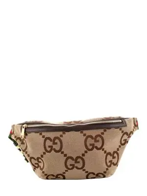 Gucci Jumbo Gg Canvas Large Belt Bag - Brown