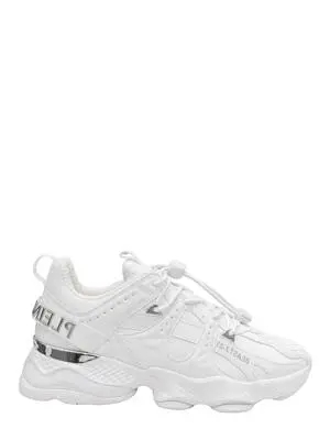 PLEIN SPORT Runner Beast X-01 Panelled Sneakers - White