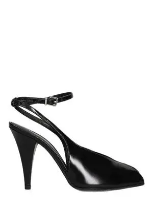 CHANTAL Peep-toe Pumps With Buckle Fastening - Black