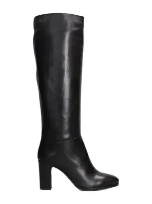 JULIE DEE Block-heel Knee-high Boots - Black