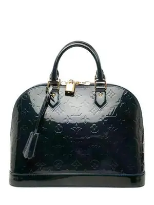 LOUIS VUITTON 2013 Monogram Vernis Alma Pm Handbag - Blue