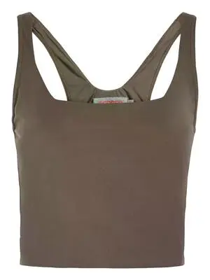 SPENCE Martina Square-neck Racerback Tank Top - Brown