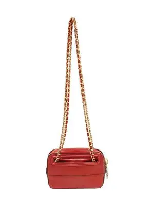 Moschino Lettering Crossbody Bag - Red