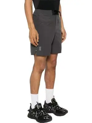 On Hybrid Logo-print Shorts - Grey