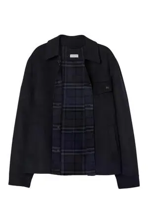 Burberry Logo-detail Jacket - Blue