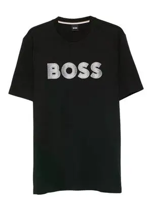 BOSS Logo-patch T-shirt - Black