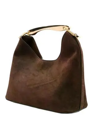 ELLEME Small Boomerang Suede Tote Bag - Brown