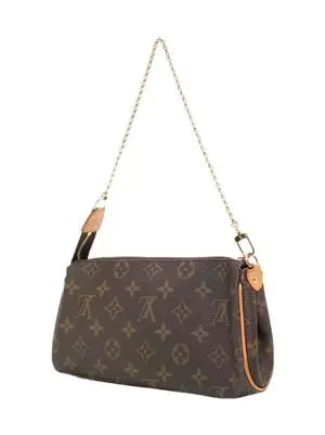 LOUIS VUITTON Monogram Pochette Shoulder Bag - Brown