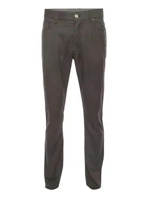 Ermenegildo Zegna Wool Straight-leg Trousers - Grey