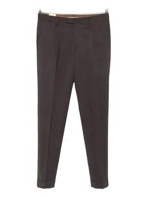 BRIGLIA 1949 Pleated Trousers - Brown