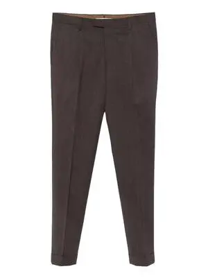 BRIGLIA 1949 Pleated Trousers - Brown