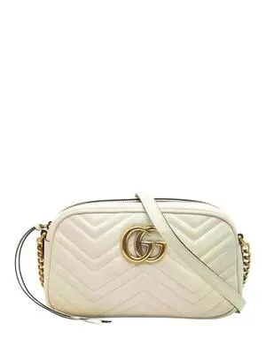 GUCCI Gucci GG Marmont Matelassé Calfskin Crossbody Bag