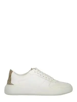 Herno Monogram-detail Lace-up Sneakers - White