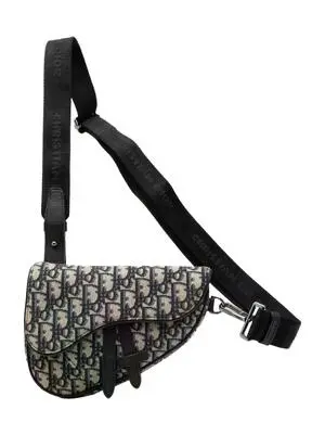 Dior Mini Saddle Belt Bag Satchel - Blue