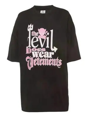 Vetements Graphic-print Oversized T-shirt - Black