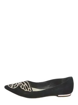 SOPHIA WEBSTER Bibi Butterfly Flat Pumps - Black