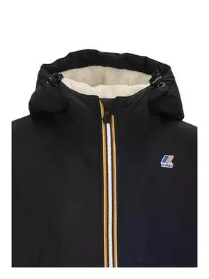 K-WAY Hooded Coat - Black
