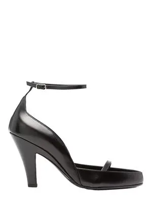 THE ROW 90mm Cut-out Leather Pumps - Black