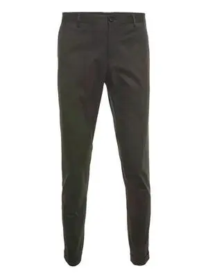 Dolce & Gabbana Cotton Regular Fit Trousers - Grey