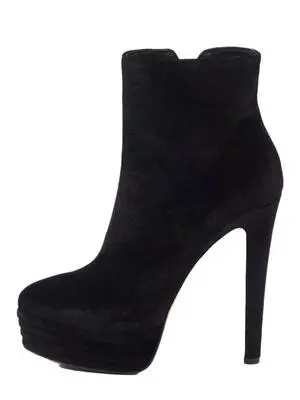 LE SILLA Platform Ankle Boots - Black