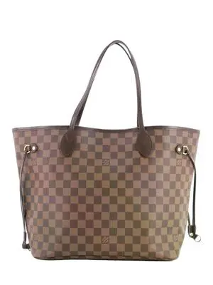 LOUIS VUITTON Damier Mm Tote Bag - Brown
