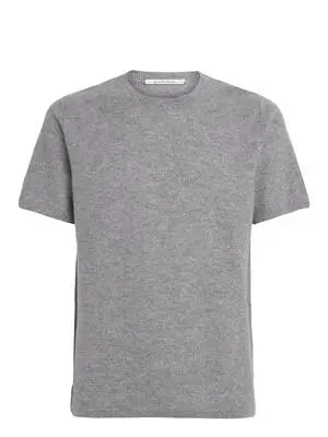 GOD'S TRUE CASHMERE Cashmere Signature T-shirt Grey