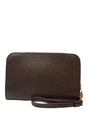 LOUIS VUITTON 2001 Taiga Baikal Clutch Bag - Red
