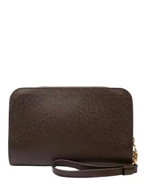 LOUIS VUITTON Taiga Leather Baikal Clutch Bag - Red