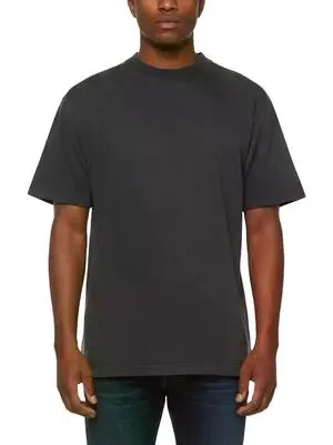 Balenciaga Faded Effect Logo Print T-shirt - Grey