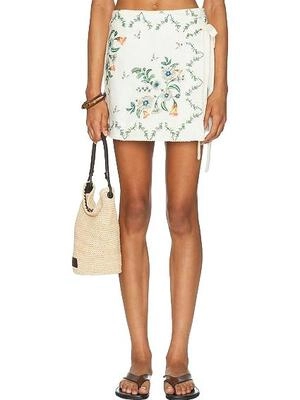 Agua Bendita Agua By Agua Bendita Luna Mini Skirt Brisa
