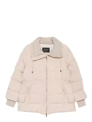 Fabiana Filippi Padded Drawstring-waist Jacket - Neutrals