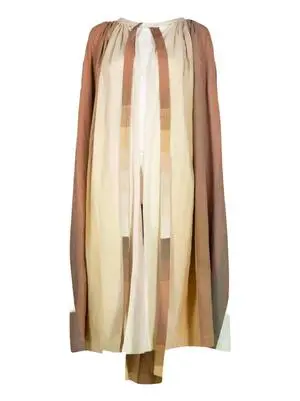 MARRAKSHI LIFE Striped Wrap Midi Skirt - Neutrals