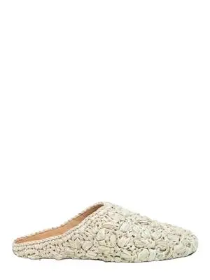 COTEMP Woven Slip-on Mules - Neutrals