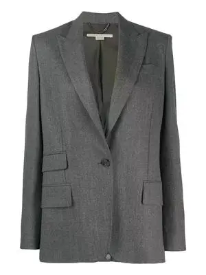 Stella McCartney Single-breasted Blazer - Grey