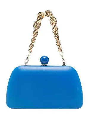 Velvet By Graham & Spencer Sade Ball-clasp Clutch Bag - Blue