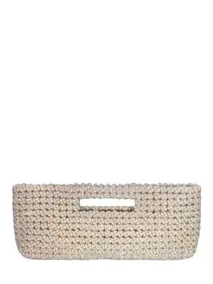 HIBOURAMA Livia Gem Top-Handle Tote Bag Neutrals
