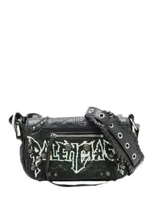 Balenciaga Le Cagole Xs Lambskin Crossbody Bag - Black