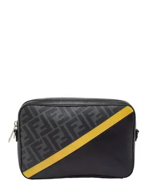 Fendi Ff Camera Clutch Bag - Black