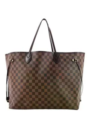 LOUIS VUITTON Neverfull Damier Gm Tote Bag - Brown