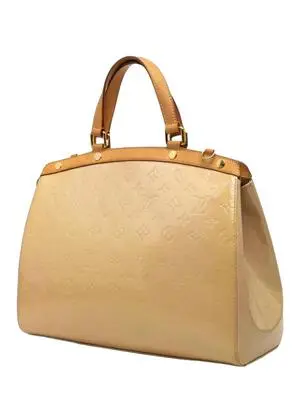 LOUIS VUITTON Monogram Vernis Brea Gm Satchel - Neutrals